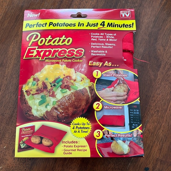 As Seen On TV | Kitchen | Potato Express Microwave Potato Cooker | Poshmark